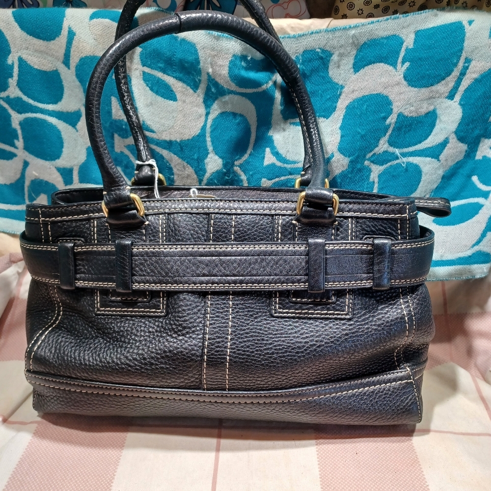 Coach Hamptons Belted Handbag - Gem